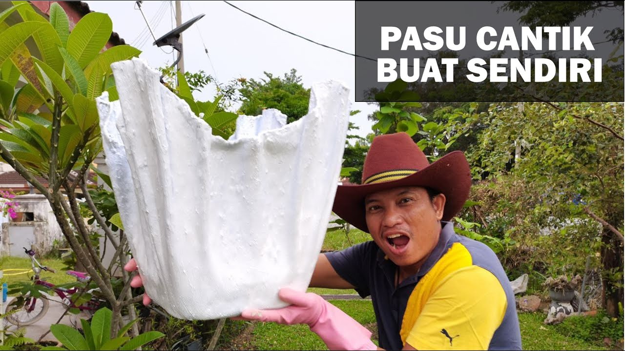 Idea Kreatif Dalam Pembuatan “DIY” Pasu Bunga Lebih Jimat Dan Murah | M ...